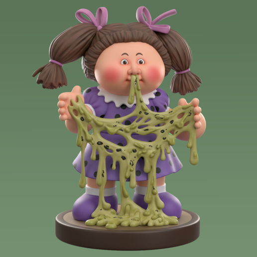 🗑️ LEAKY LINDSAY - GARBAGE PAIL KIDS - 3D figure Infinity/Disney style ...