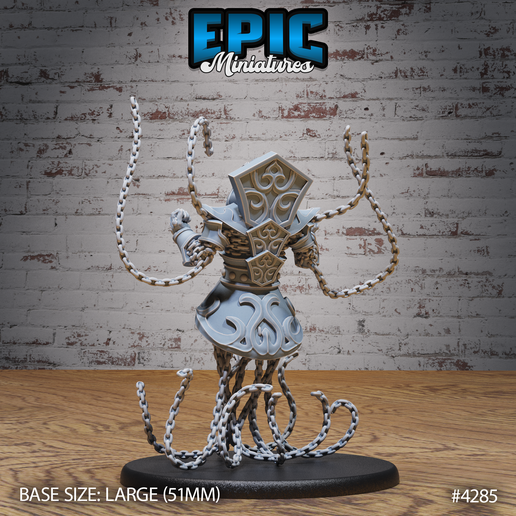 3D file Chain Golem ‧ DnD Miniature ‧ Tabletop Miniatures ‧ Gaming ...