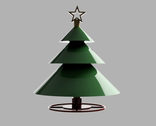 Free 3D file Simple Christmas Tree 🎄 ・3D printing template to download ...