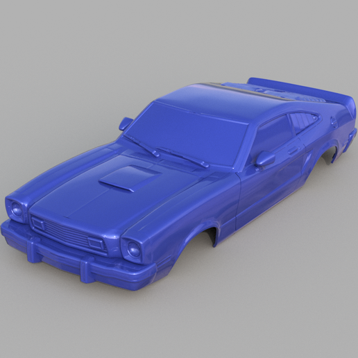 🚙 STL FORD MUSTANG COBRA II 1976 ( FOR RESIN PRINTER )・ STL File for 3D ...