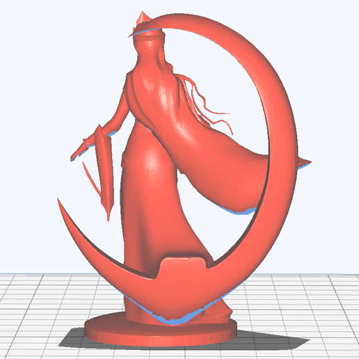 🌙 Moon Goddess・ STL File for 3D printing・Cults