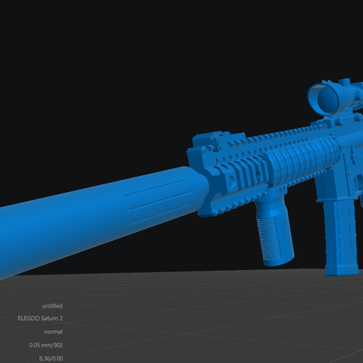 🧸 m4 rifle acog pts eps stock・ STL File for 3D printing・Cults