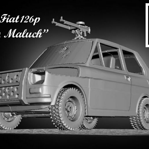 🚗 BITUME/GASLANDS POLSKI FIAT 126P "MAŁA MALUCH" POST-APOCALYPTIC・Free ...