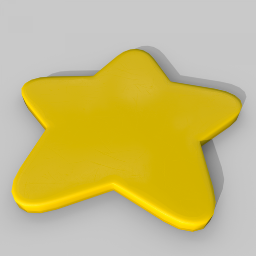 3D file Simple star rounded corners ⭐ ・3D printing model to download・Cults