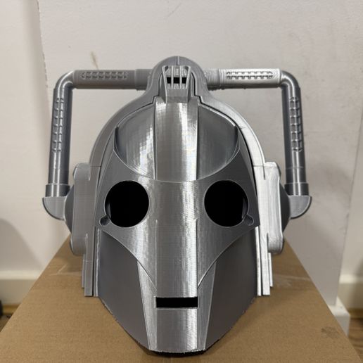 3D print Cyberman mask Doctor Who • made with Bambu A1・Cults