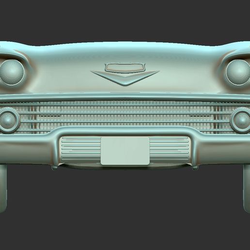 🚙 Chevrolet Impala 1958 front stl・ STL File for 3D printing and CNC ...