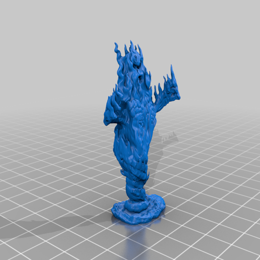 Free STL file Fire Elemental - with Stone Base x 2 🔥 ・Object to ...