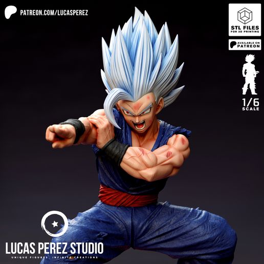 👾 GOHAN BEAST・ 3D File for 3D printing・Cults