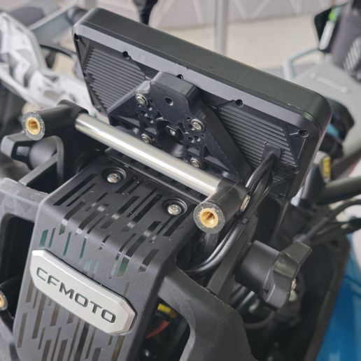 ⚽ ALLINONE CFMOTO 450MT - carpuride, garmin, quadlock・ STL File for 3D ...