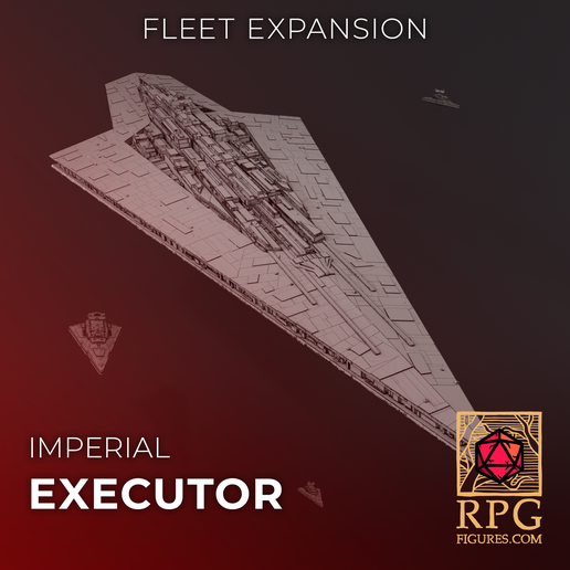 ⭐ Galactic Wars | Executor・ STL File for 3D printing・Cults