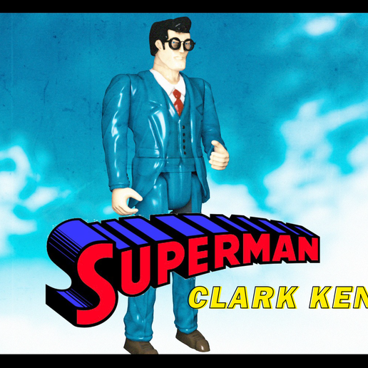 🦸‍♂️ Retro Clark Kent Superman・Free STL File for 3D printing・Cults