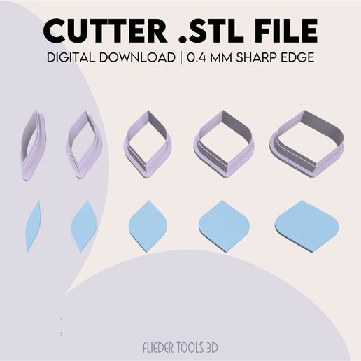 Fichier 3D Rounded Polygon Set Polymer Clay Cutter | Rounded Polygon ...
