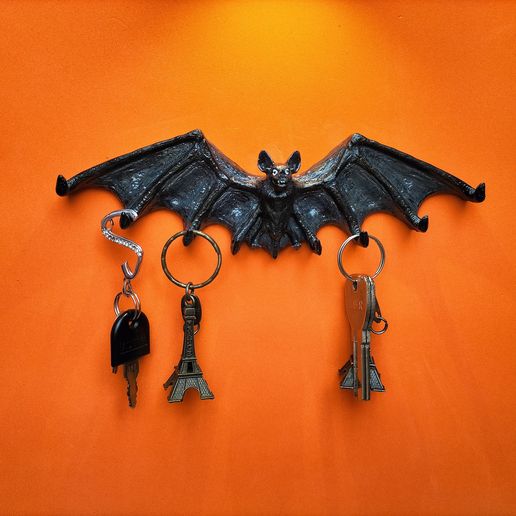 3D printable Halloween Bat Key/Jewlery Organizer • made with Ender 3 v ...