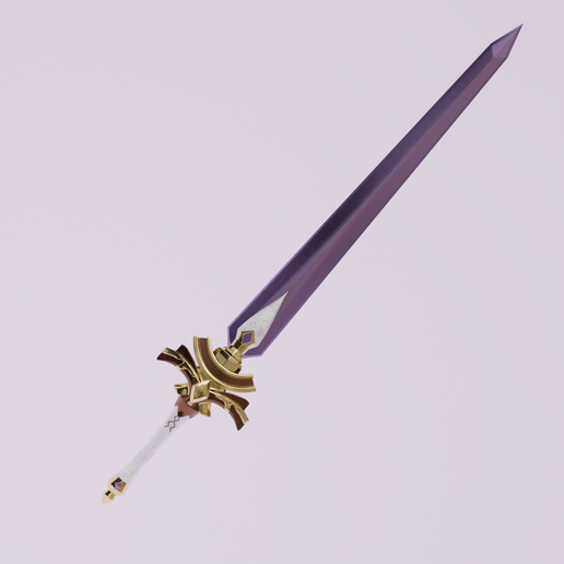 🗡️ Harbinger of Dawn Sword・ STL File for 3D printing・Cults