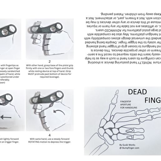 🔫 DEADFINGER Fingertip Aperture MK 11 shape・Free STL File for 3D ...