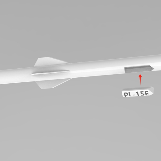 🌆 chinese missle PL-15・ 3MF File for 3D printing・Cults