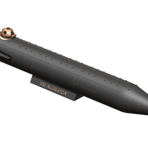 🐊 USS Alligator Submarine 1m・ STL File for 3D printing・Cults