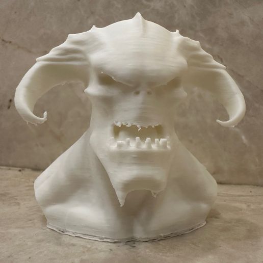 STL file Simple Monster Head 👹 ・3D print design to download・Cults