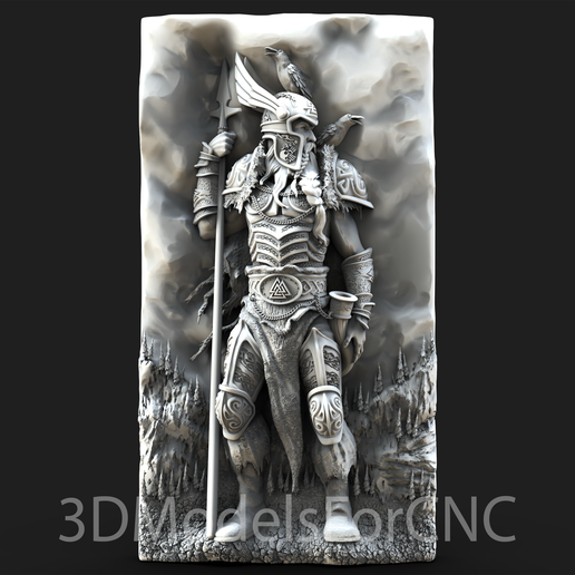 3d File 3d Model Stl File For Cnc Router Laser And 3d Printer Odin With