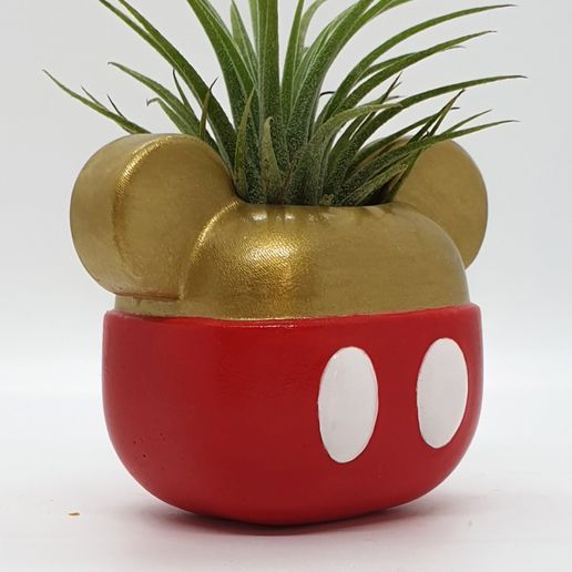 🪴 Mickey Planter・ STL File for 3D printing・Cults