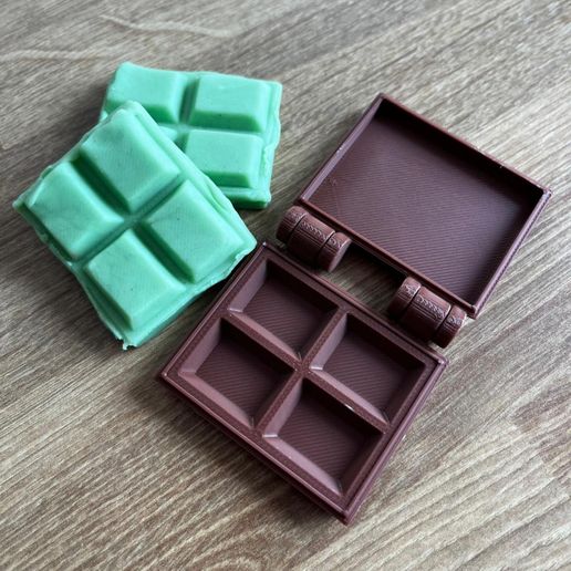 🍫 PRINT IN PLACE MOULD FOR A CHOCOLATE AND BONUS CHOCOLATE MINI・ STL ...