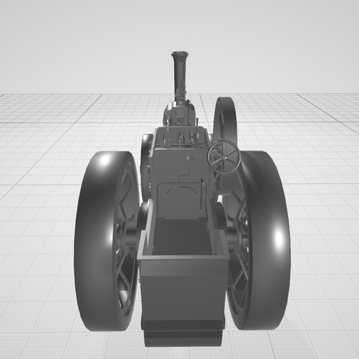 😤 Steam Tractor・ OBJ File for 3D printing・Cults