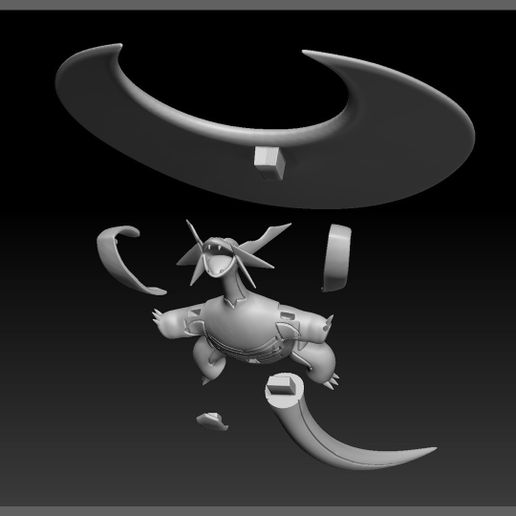 🐉 Pokemon Salamence Mega Evolution・ STL File for 3D printing・Cults