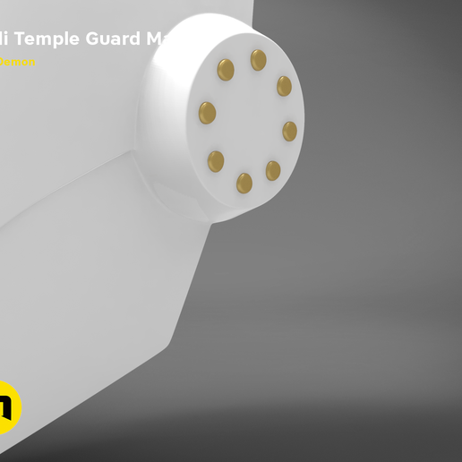 OBJ file 4 Jedi Temple Guard Masks 🕍 ・3D printable model to download・Cults
