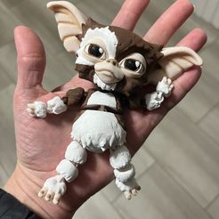 3D print Gremlins Gizmo Multicolor Flexi Print-In-Place + figure ...