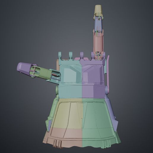 🎭 Arcane Vi Mechanical Gauntlet・ 3D File for 3D printing・Cults