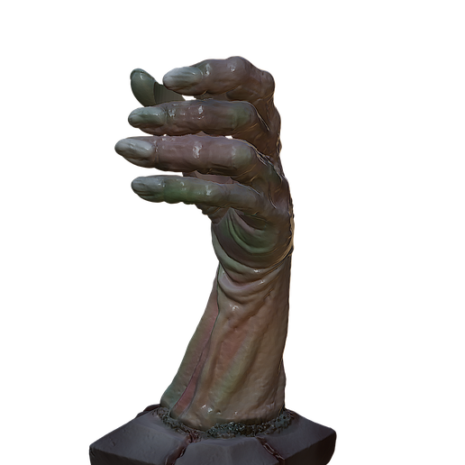 🧟 Zombie Hand - 3D horror prop for Halloween #HALLOWEENSTL・Free STL ...
