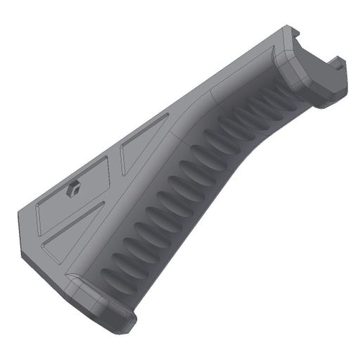 🔫 ANGLED 22mm RIS (PICATINNY) FOREGRIP FOR AIRSOFT・ STL File for ・Cults