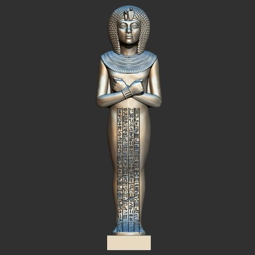 🤴 Ushabti of Tutankhamun 3d printable model 3D print model・ 3D File for ...