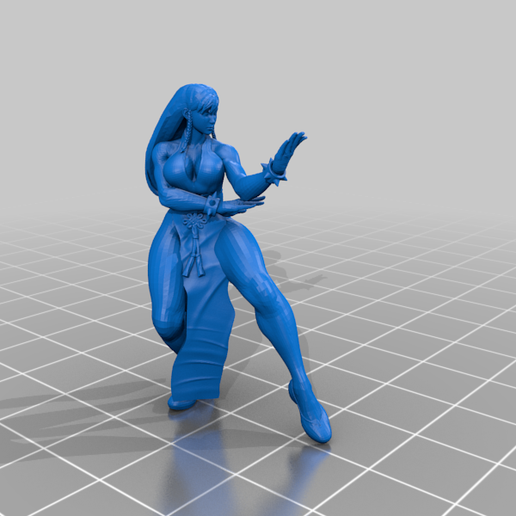 Télécharger fichier STL gratuit Chun-Li [Costume de combat] (SFV) • Plan à imprimer en 3D ・ Cults