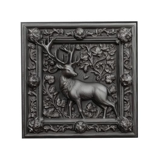 3D file Fallow Deer Animal Relief 🦌 ・Template to download and 3D print ...