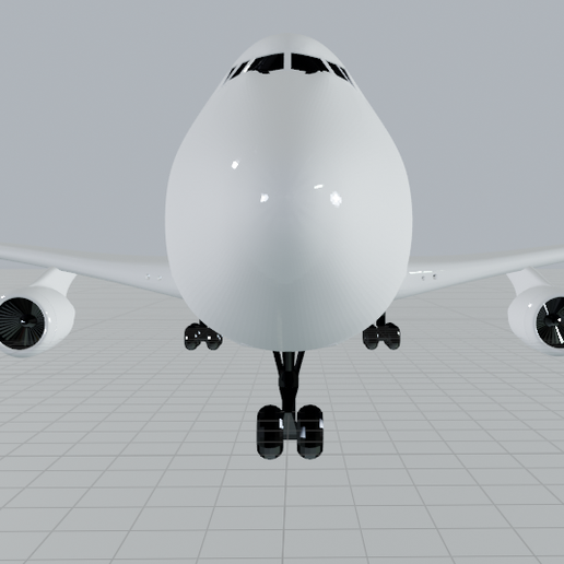 👽 Boeing 747 avión de pasajeros・Archivo STL para Impresión 3D・Cults