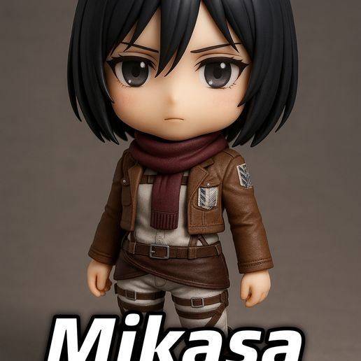 mikasa ackerman chibi