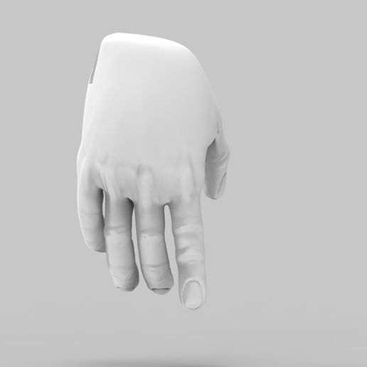 Archivo 3D 3D Model of pointing hands for 3D print 🤲 ・Modelo para ...