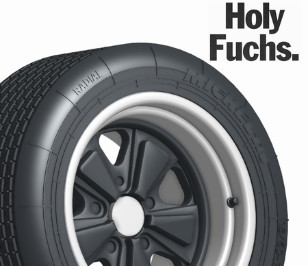 🐛 1/18 VW BUG PORSCHE FUCHS WHEEL - RACING / RIM / SUBARU STI WRX /VW ...