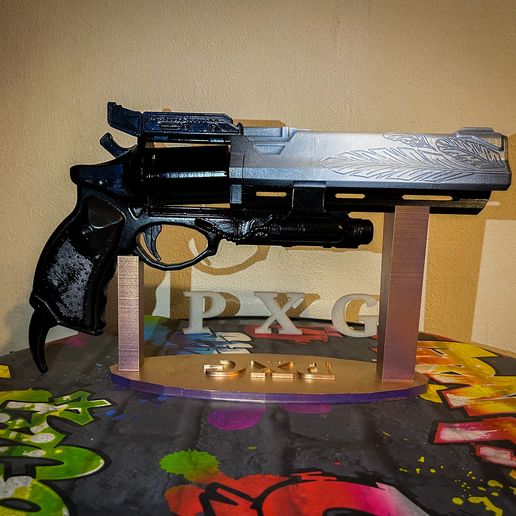 🎲 Destiny 2 Hawkmoon FULL SIZE replica・ STL File for ・Cults