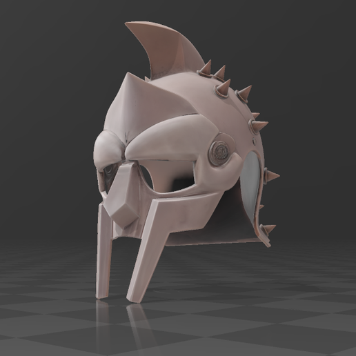 🪖 Gladiator Helmet - Maximo (Gladiator)・ STL File for 3D printing・Cults