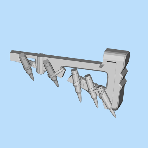 👾 522 CCL Tactical Rifle Modified Stock (UBR) - 07 Printed Model・ STL ...