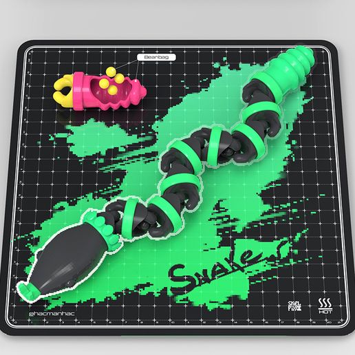 🐍 Snake・Free STL File for ・Cults