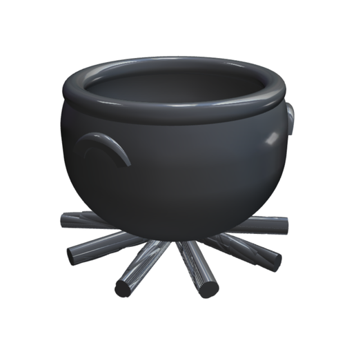 🧙‍♀️ Set Of Cauldrons・Free STL File for 3D printing・Cults