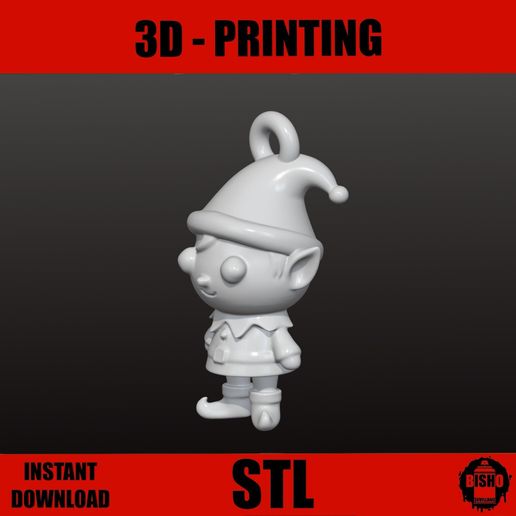 🎄 CHRISTMAS DUDE - STL file for Christmas tree decoration・ STL File for ...
