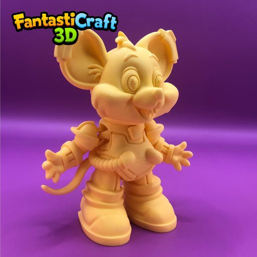 🛰 FANTASTICRAFT3D - Space Mouse Mousetronaught - flexi model for fdm 3d ...