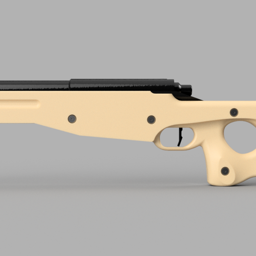 🔫 R3D L96 Stock for SSG10 / VSR10・ STL File for ・Cults