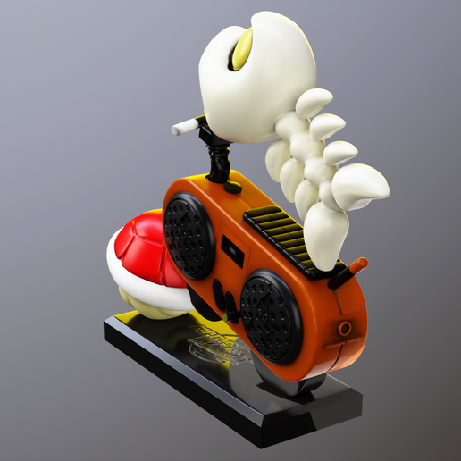 🐠 Fish Bone Kart・ STL File for 3D printing・Cults
