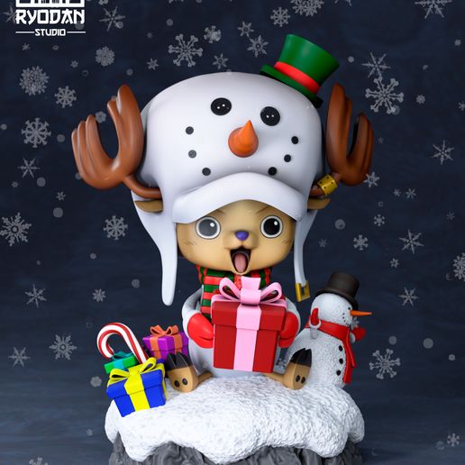 🎄 Christmas Chopper One Piece・ 3D File for 3D printing・Cults