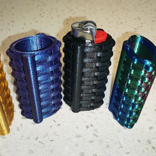 🚬 Bic Lighter Case - 3D Weave・ STL File for 3D printing・Cults